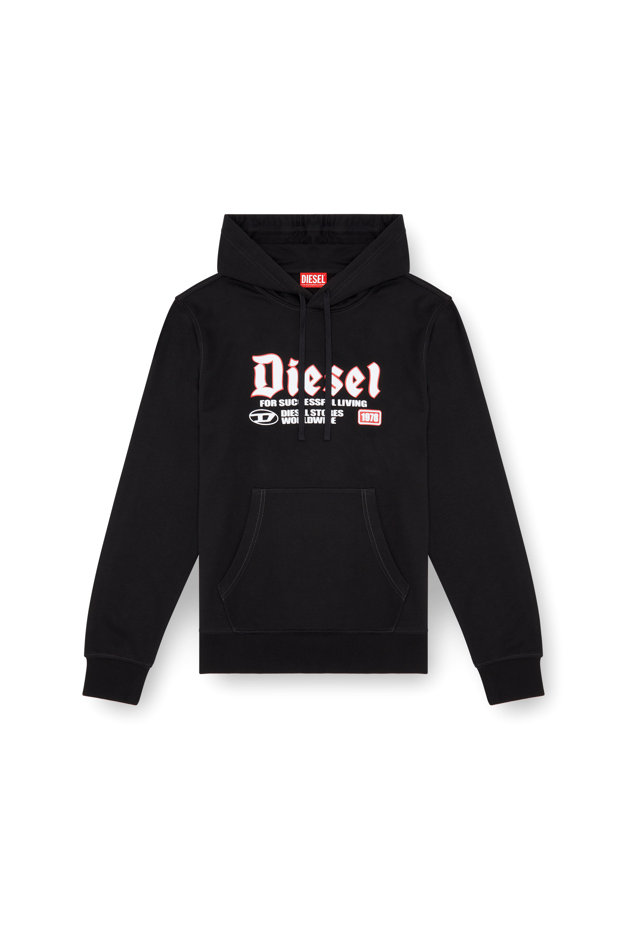 Men's Sweatshirts: hooded, zippered, logo, oversized | Diesel® Singapore